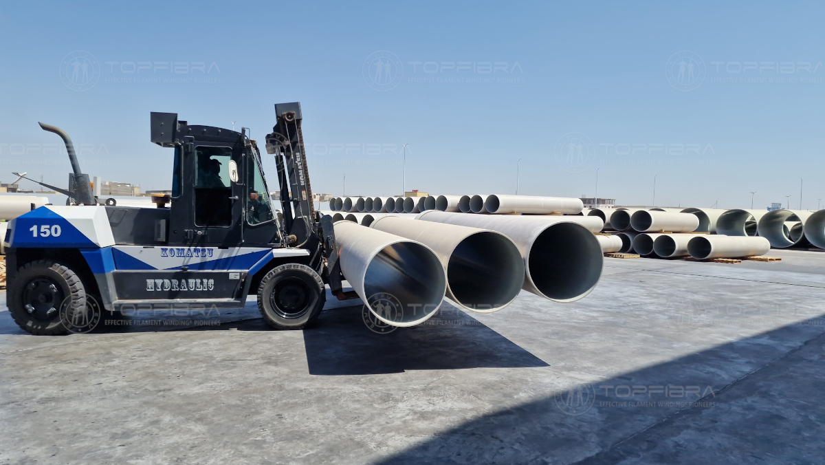 Are there any safety considerations when working with GRP pipes ...